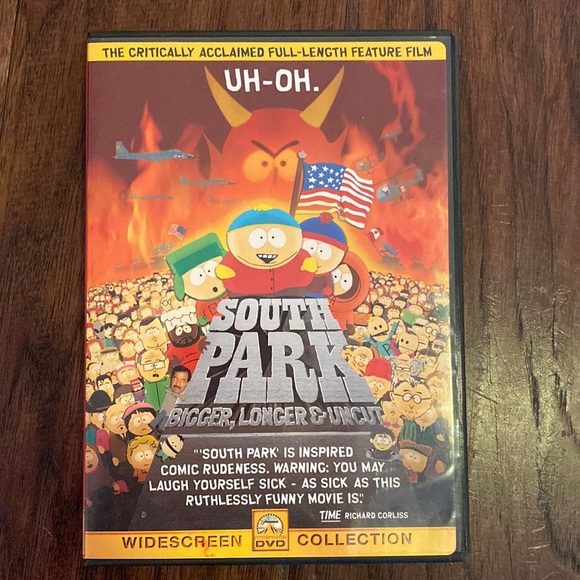 Warner Bros. | Media | South Park Dvd Bigger Longer Uncut Widescreen ...